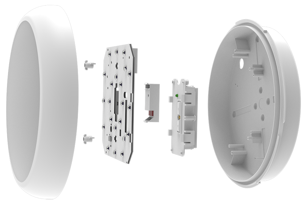 Ridgegate Bulkhead 8W/10W/14W 3CCT IP65 White Plug & Play E-SEL3 ...