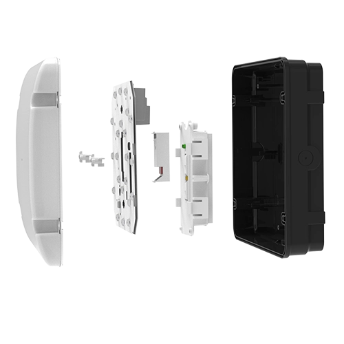 Pebley Utility Square Bulkhead 12W/16W/18W 3CCT IP65 Black Plug & Play ...